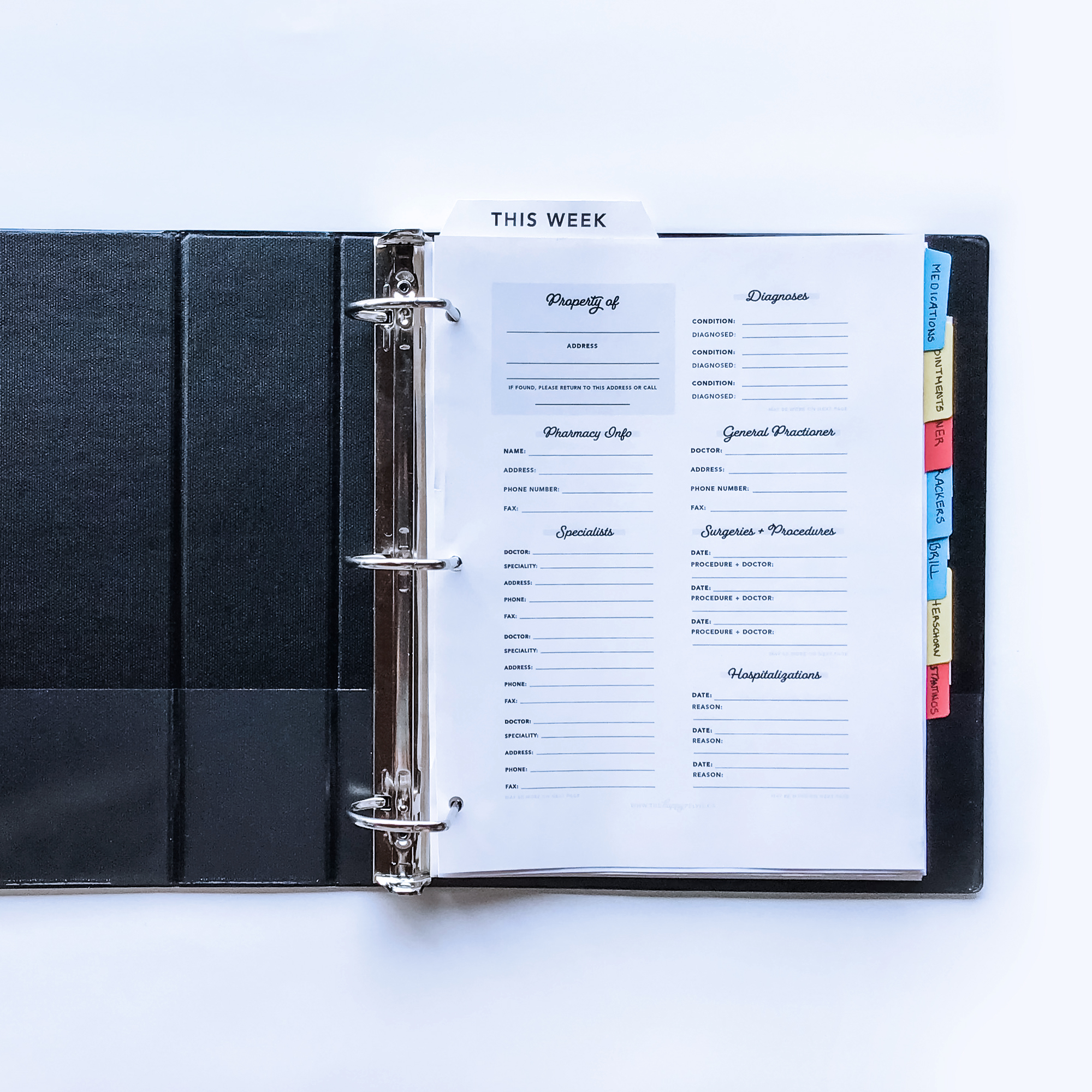 How To Create Your Own Medical Binder - The Happy Pelvis